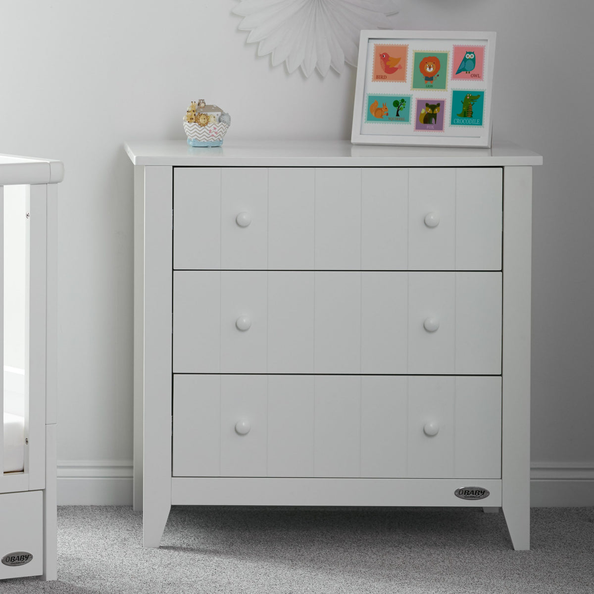 Obaby Belton Nursery Room Chest of Drawers & Changing Unit – My First ...