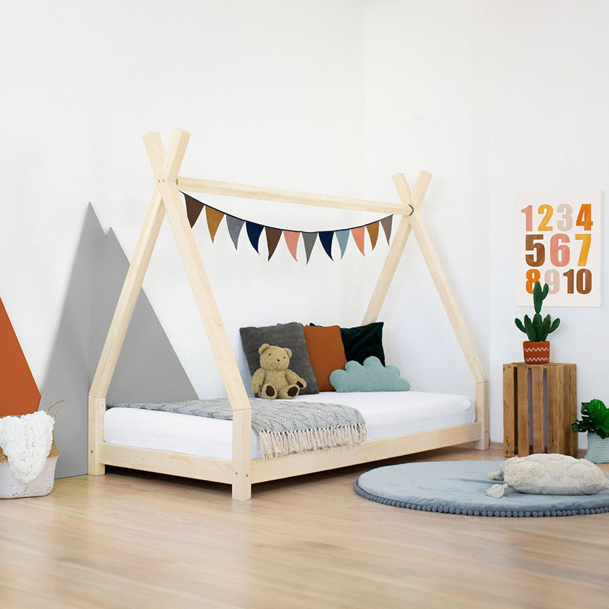 Benlemi Nakana Children's Kids Toddler Teepee Tent Bed – My First Nursery