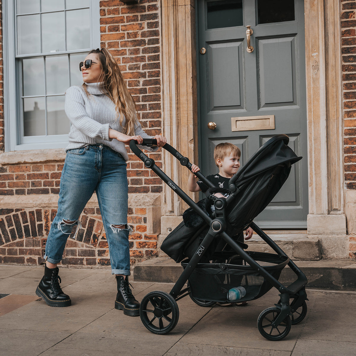 Obaby Zoli Stroller Pushchair - Black – My First Nursery